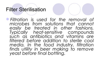 Filtration Sterilization Types, Mechanism, Uses, 53% OFF