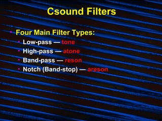Filters unit iii | PPT