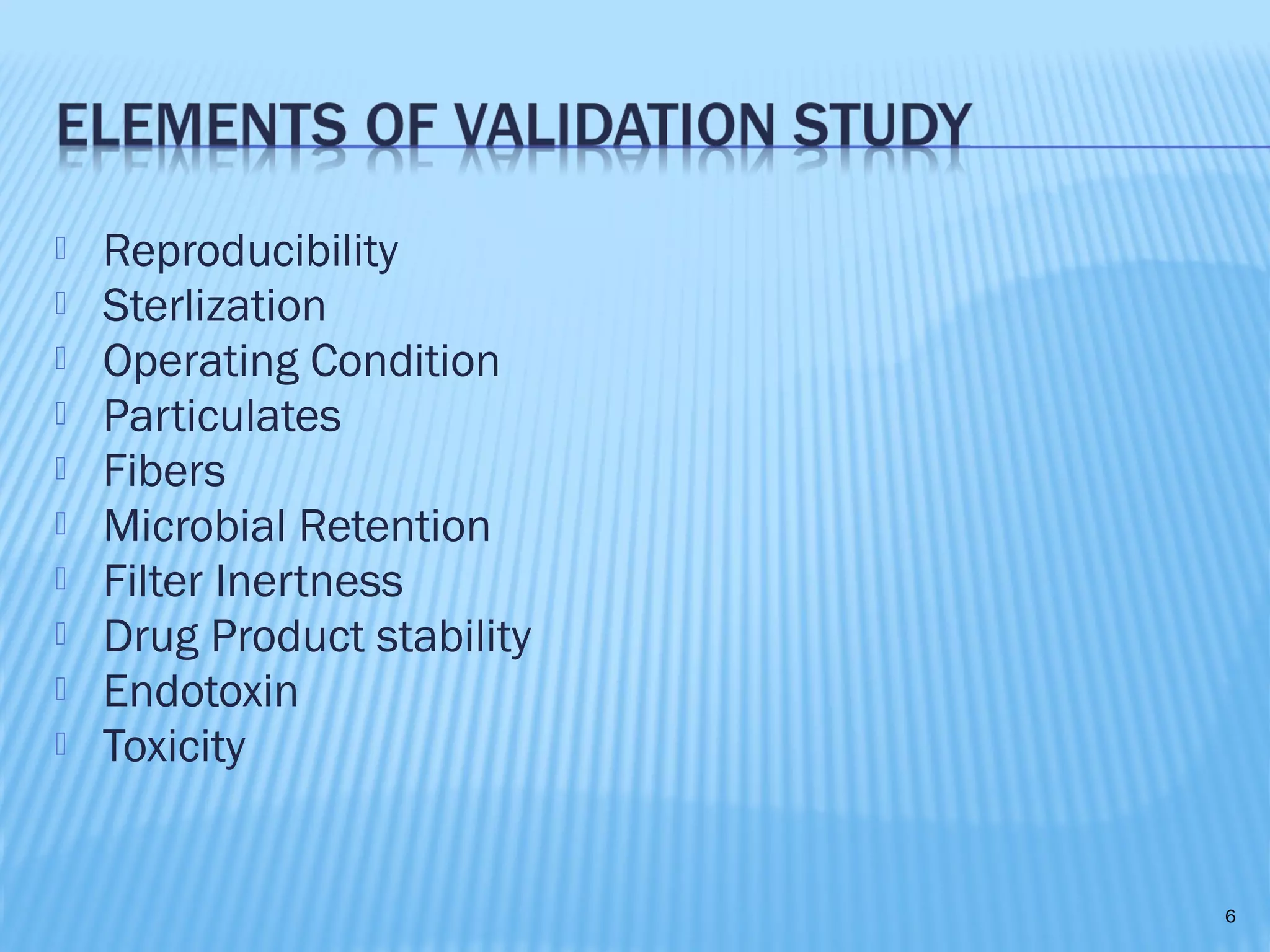 Filter validation | PPT