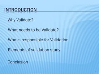 Filter validation | PPT