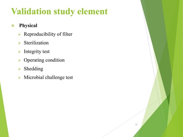 Filter validation | PPT | Chemistry | Science
