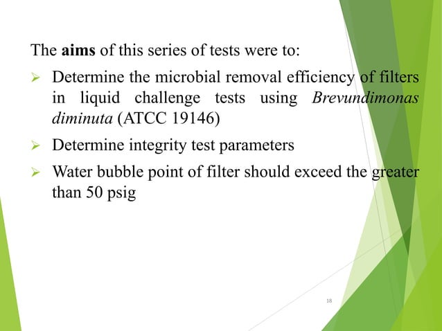 Filter validation | PPT | Chemistry | Science