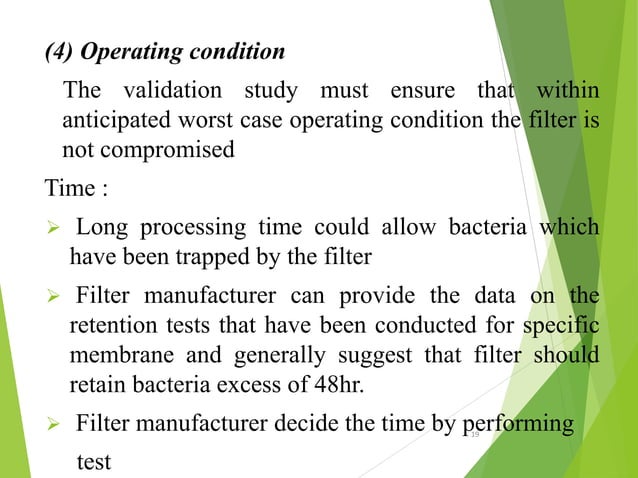 Filter validation | PPT | Chemistry | Science