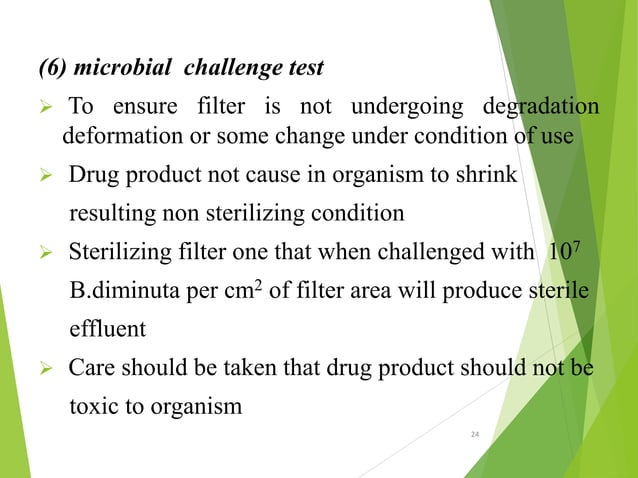 Filter validation | PPT | Chemistry | Science