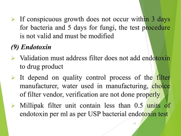 Filter validation | PPT | Chemistry | Science
