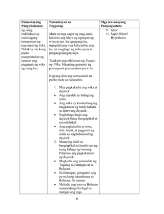 Filipino sa Piling Larang Tech-Voc (Patnubay ng Guro) | PDF