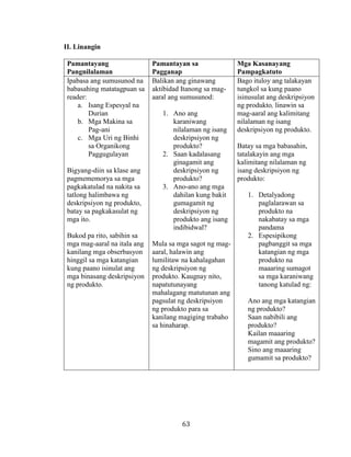 Filipino sa Piling Larang Tech-Voc (Patnubay ng Guro) | PDF