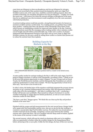 Filtracion Chesapeake Articulo Walter Adey | PDF