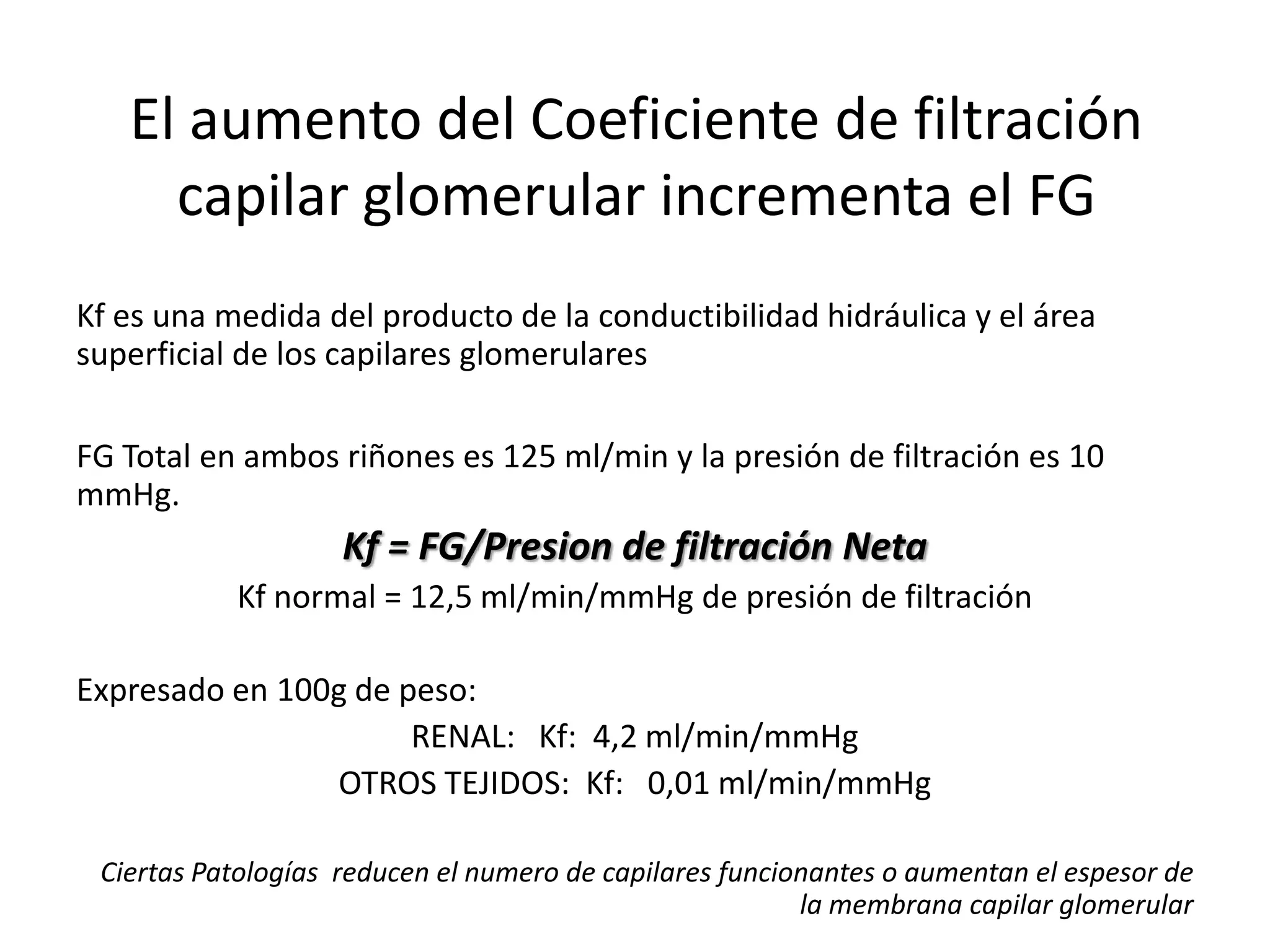 Filtrado glomerular | PPT