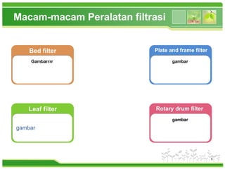 Filtrasi dan flotasi | PPTX