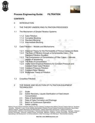Filtration | PDF