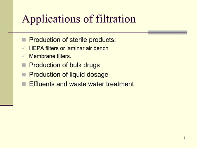Filtration | PPTX