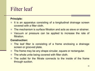 Filtration Definition