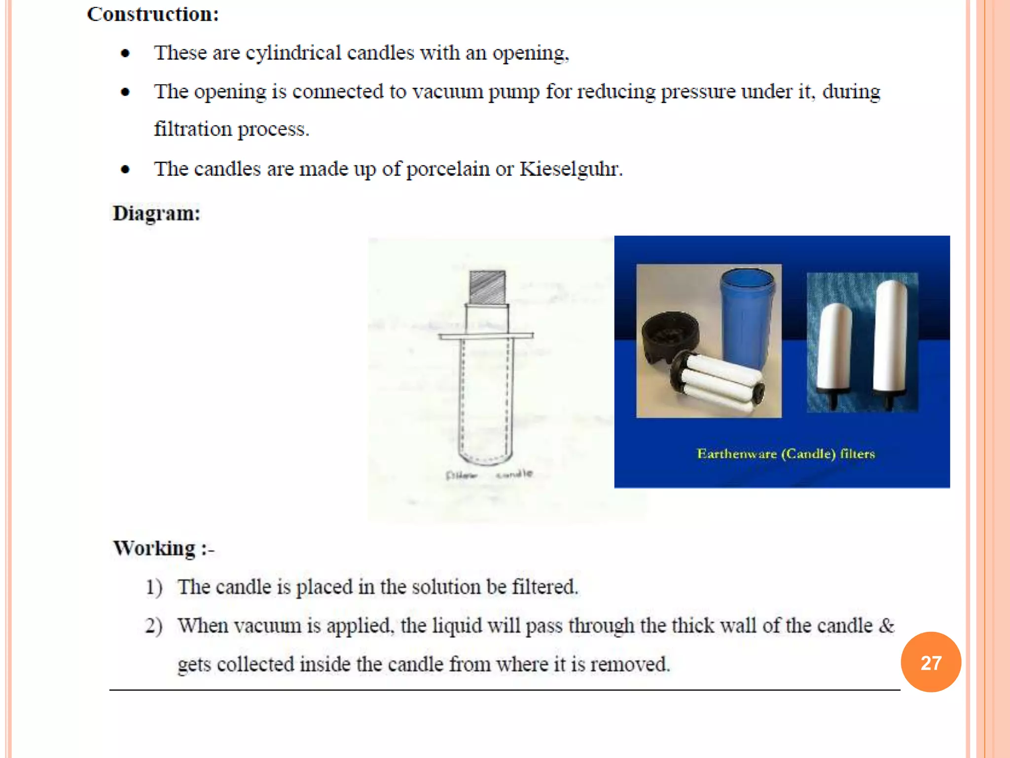 Filtration,equipments used for filtration,Calrification | PPTX