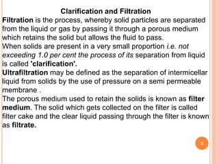 Filtration,equipments used for filtration,Calrification | PPTX ...