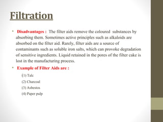 FILTRATION , FILTRATION PROCESS , | PPTX