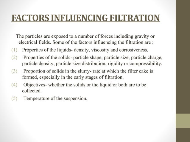 FILTRATION , FILTRATION PROCESS , | PPTX | Physics | Science