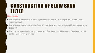 Filtration/slow sand filter | PPTX