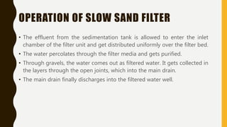 Filtration/slow sand filter | PPTX