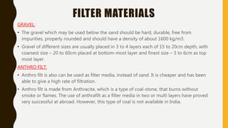Filtration/slow sand filter | PPTX