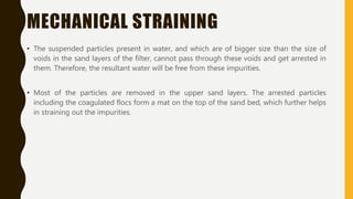 Filtration/slow sand filter | PPTX