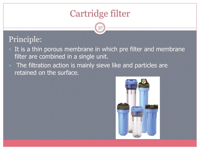 Unit operations Filtration | PPTX | Physics | Science