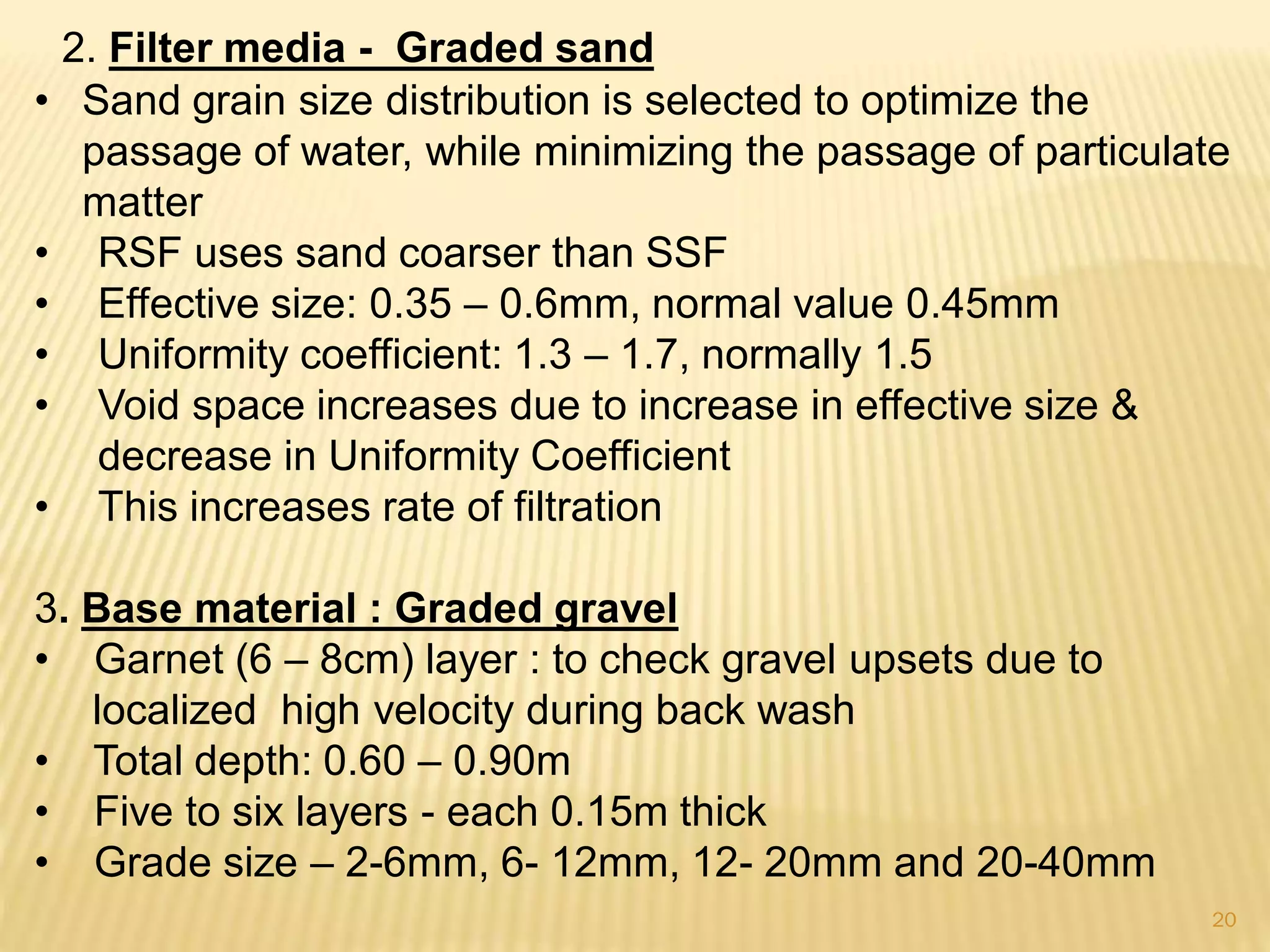 Filtration in water treatment | PDF