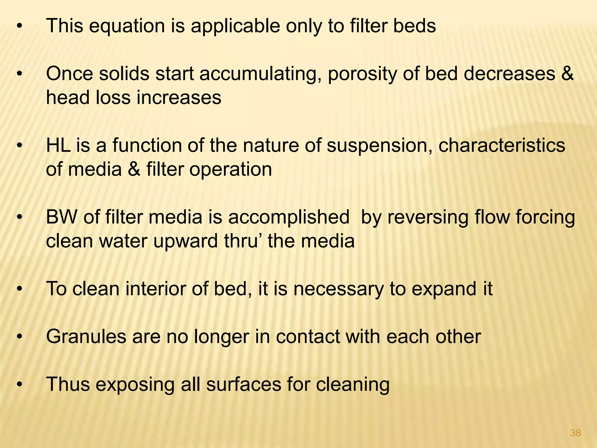 Filtration in water treatment | PDF