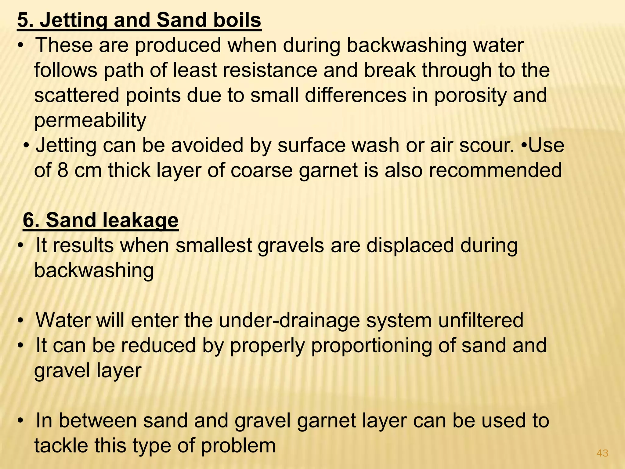 Filtration in water treatment | PDF