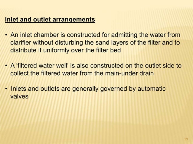 Filtration in water treatment | PDF