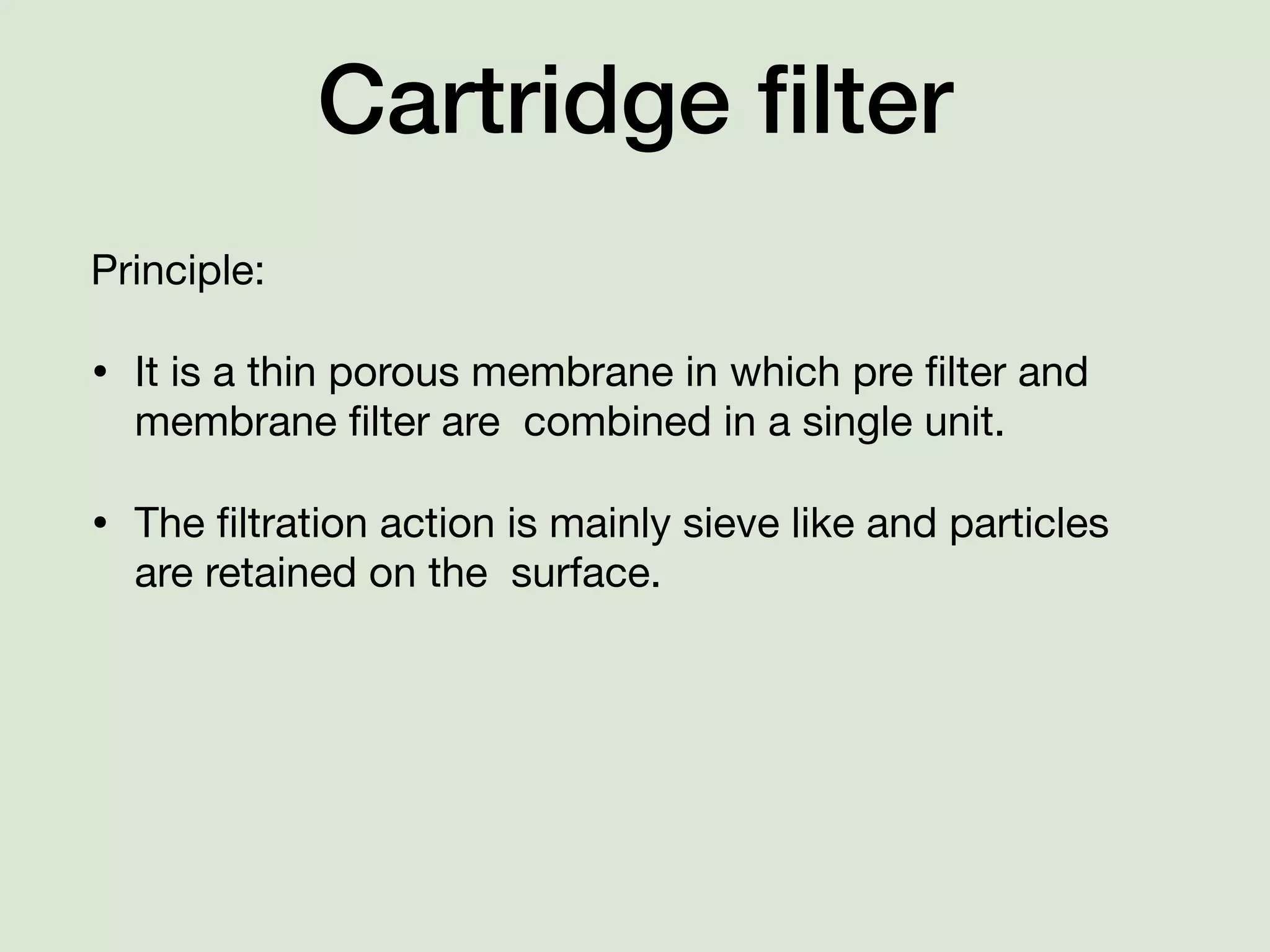 Pharmaceutical Engineering: Filtration | PDF