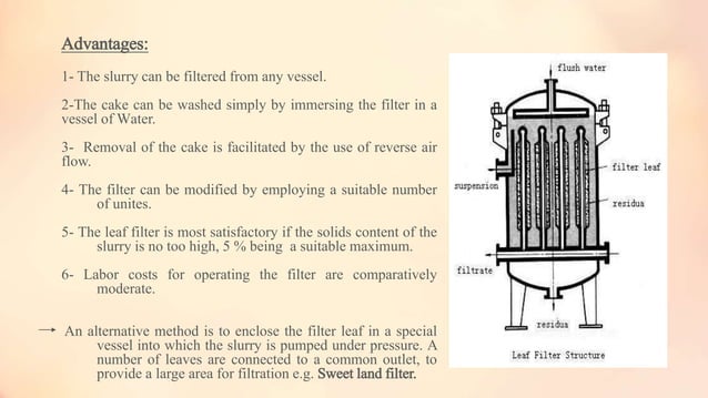 Filtration in process chemistry | PPTX
