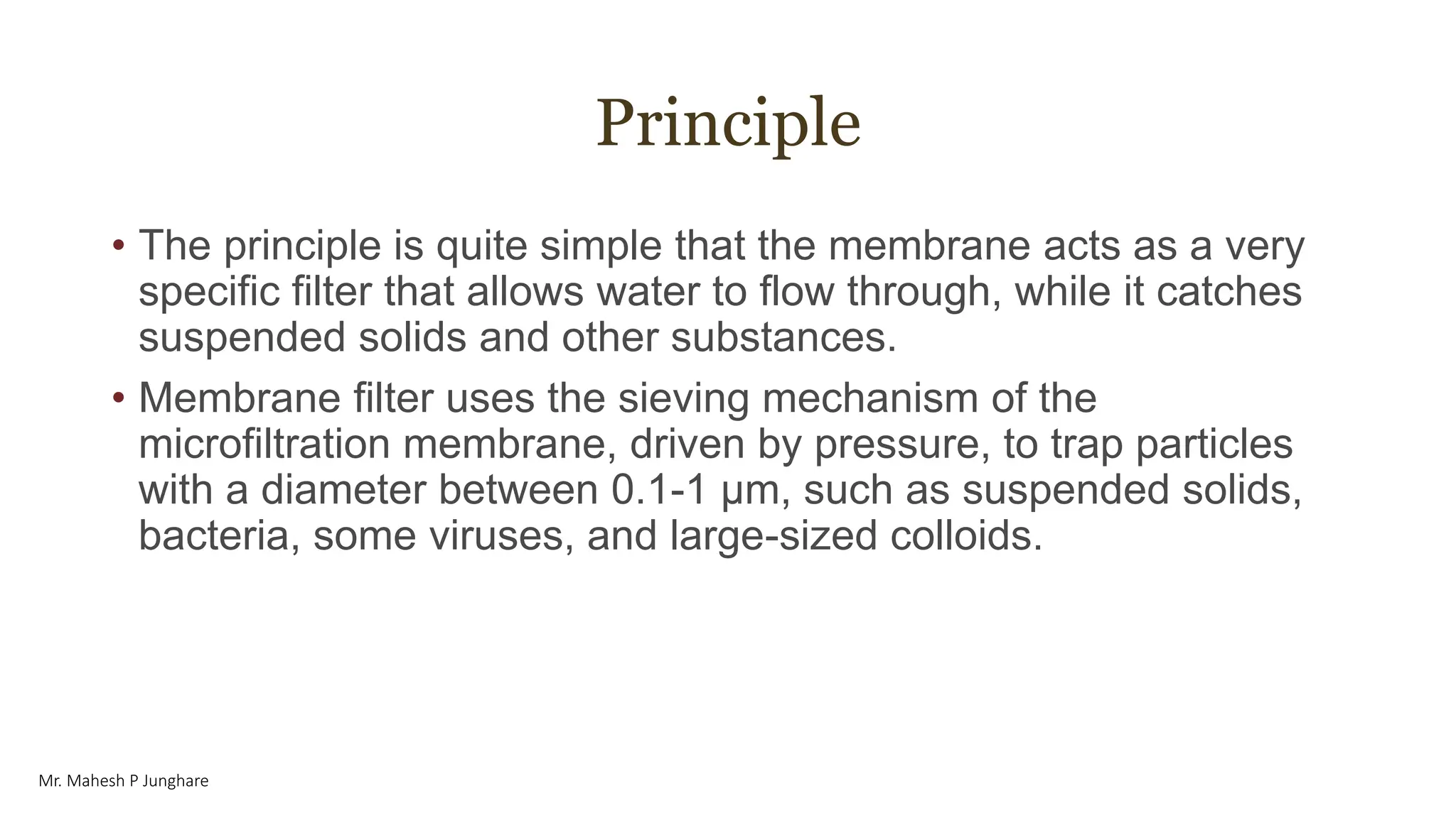 Filtration Membrane filter and sintered glass filter.pptx