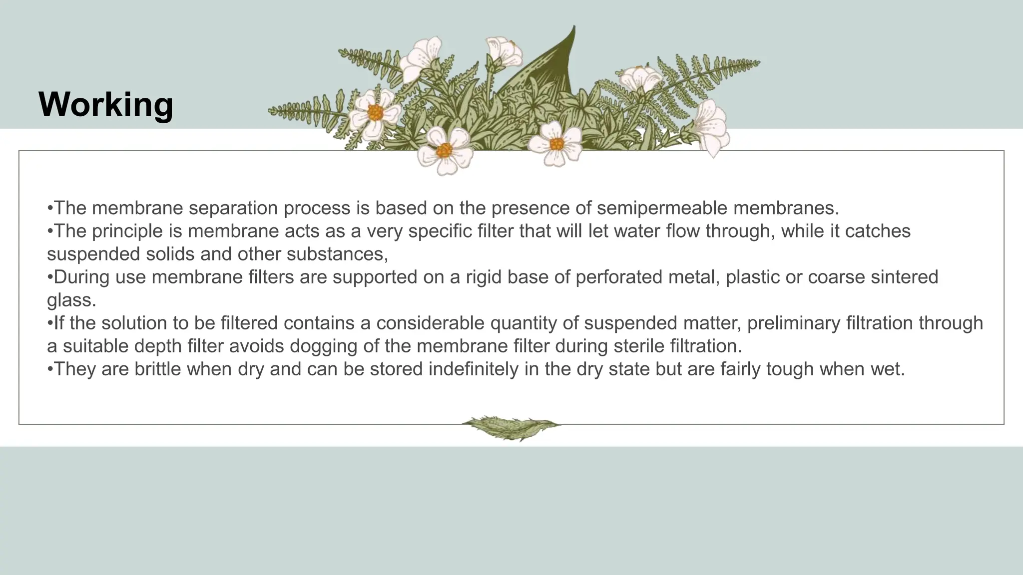 Filtration Membrane filter and sintered glass filter.pptx