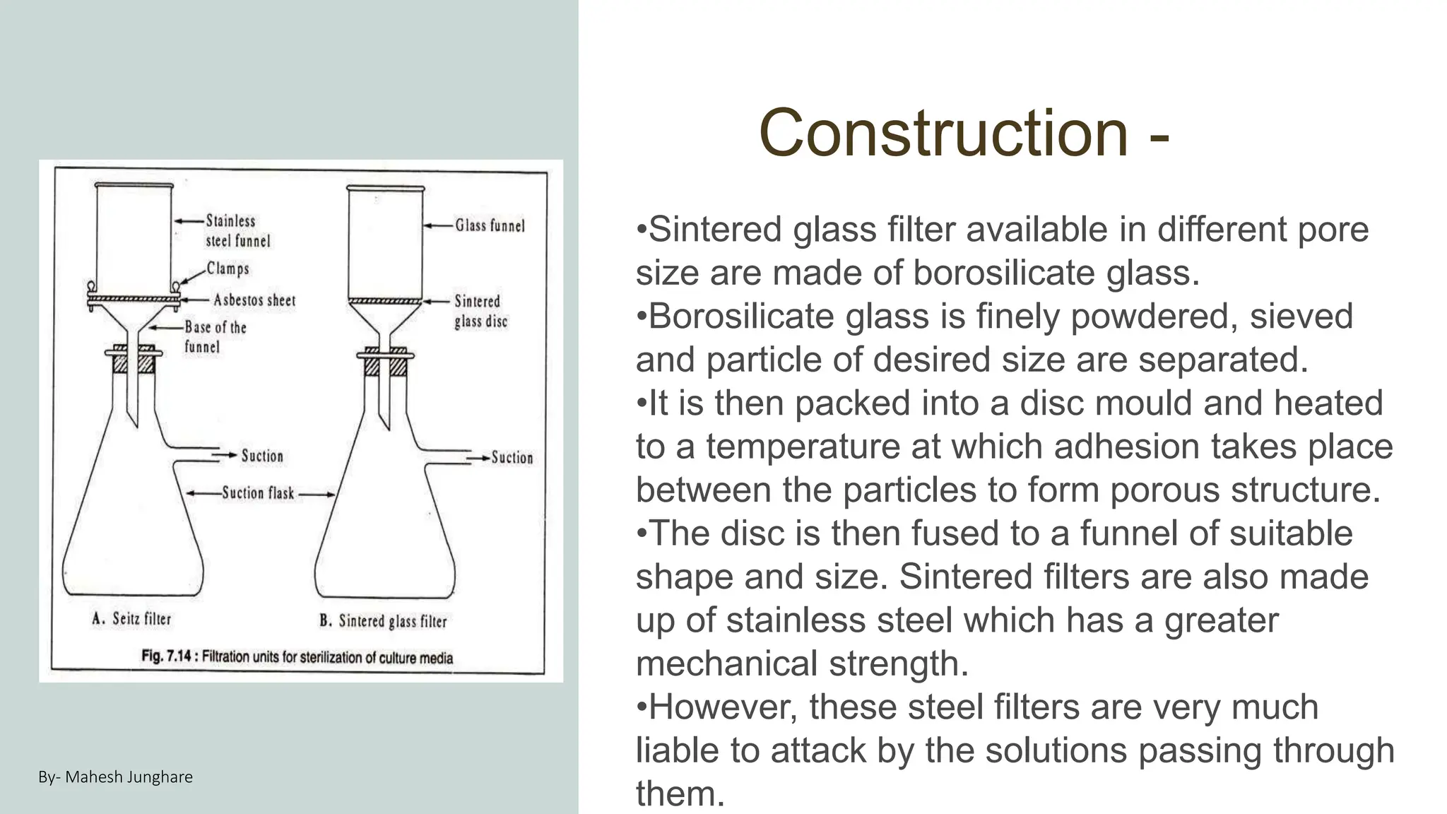 Filtration by Proff. Mr Mahrsh Junghare Patil | PPT