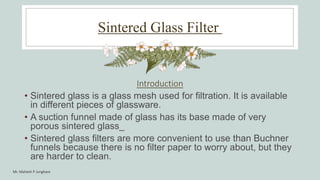 Filtration by Proff. Mr Mahrsh Junghare Patil | PPT