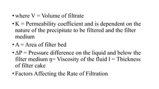 filtration and clarification Pharmaceutics I by | PPTX