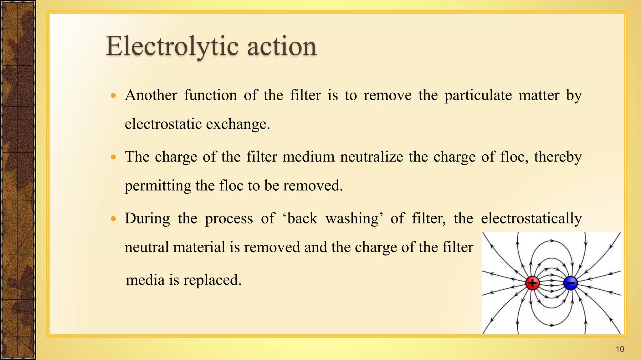 Filtration unit in water treatment plant | PPTX