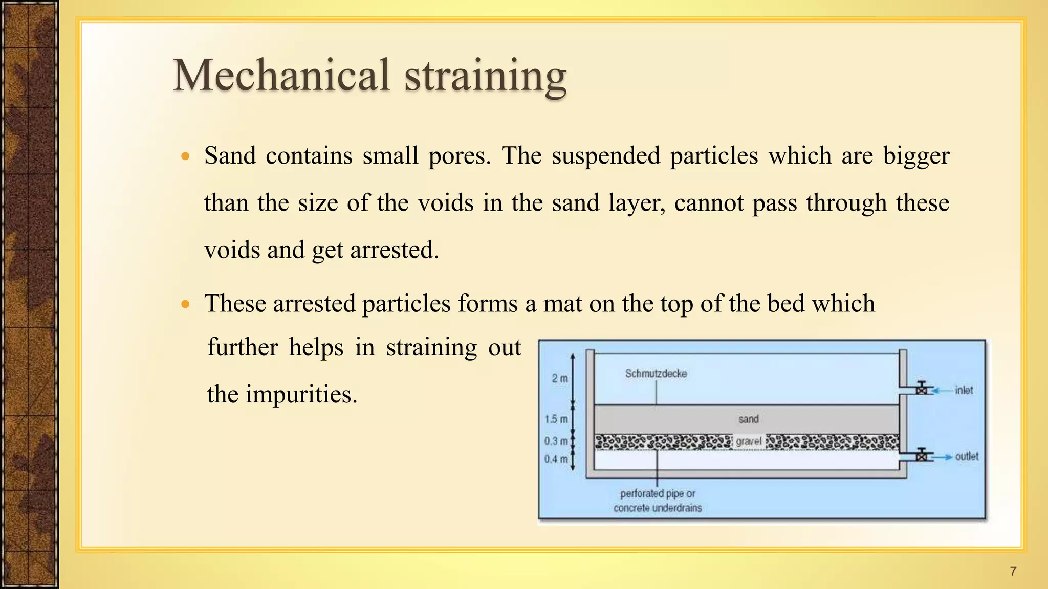 Filtration unit in water treatment plant | PPTX
