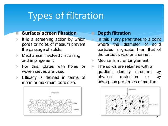 Filtration and clarification | PPTX