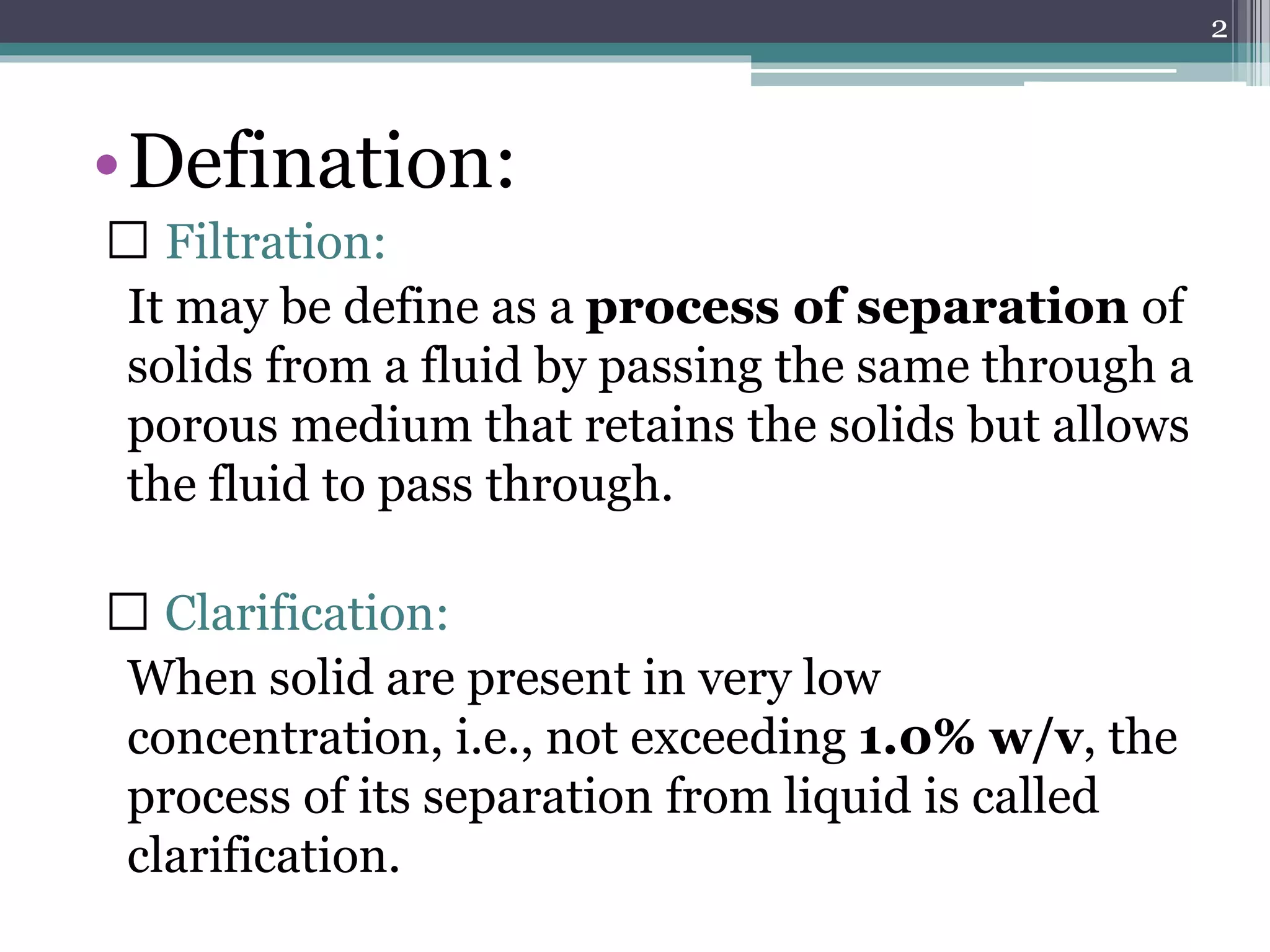 Filtration by ankita yagnik | PPTX