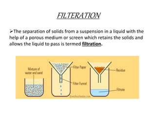 Filtration, cake filters & principles of cake filtration | PPT