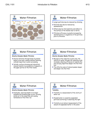 Filtration introduction | PDF | Chemistry | Science