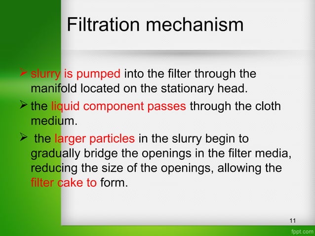 Filtration: mechanism and design parameters | PPT | Desserts and Baking ...