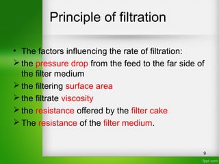 Filtration: mechanism and design parameters | PPT | Desserts and Baking ...