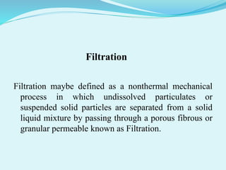 Filtration | PPTX