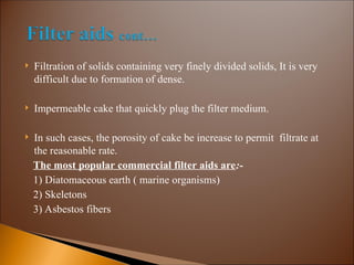 Filtration Mechanical Operation .ppt