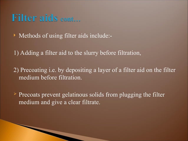Filtration Mechanical Operation .ppt