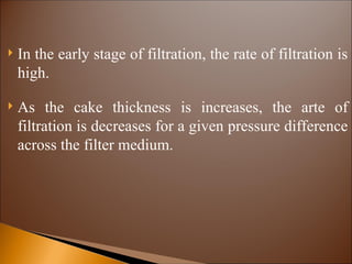 Filtration Mechanical Operation .ppt