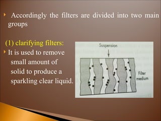 Filtration Mechanical Operation .ppt